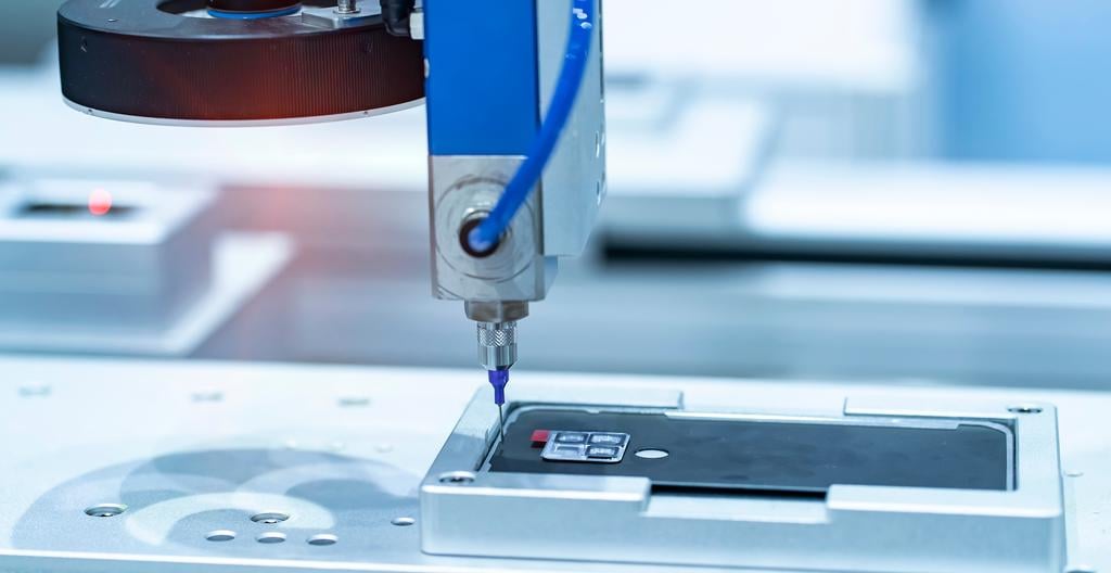 Hot Melt Adhesive Dispensing Machine & Reciprocating Needles